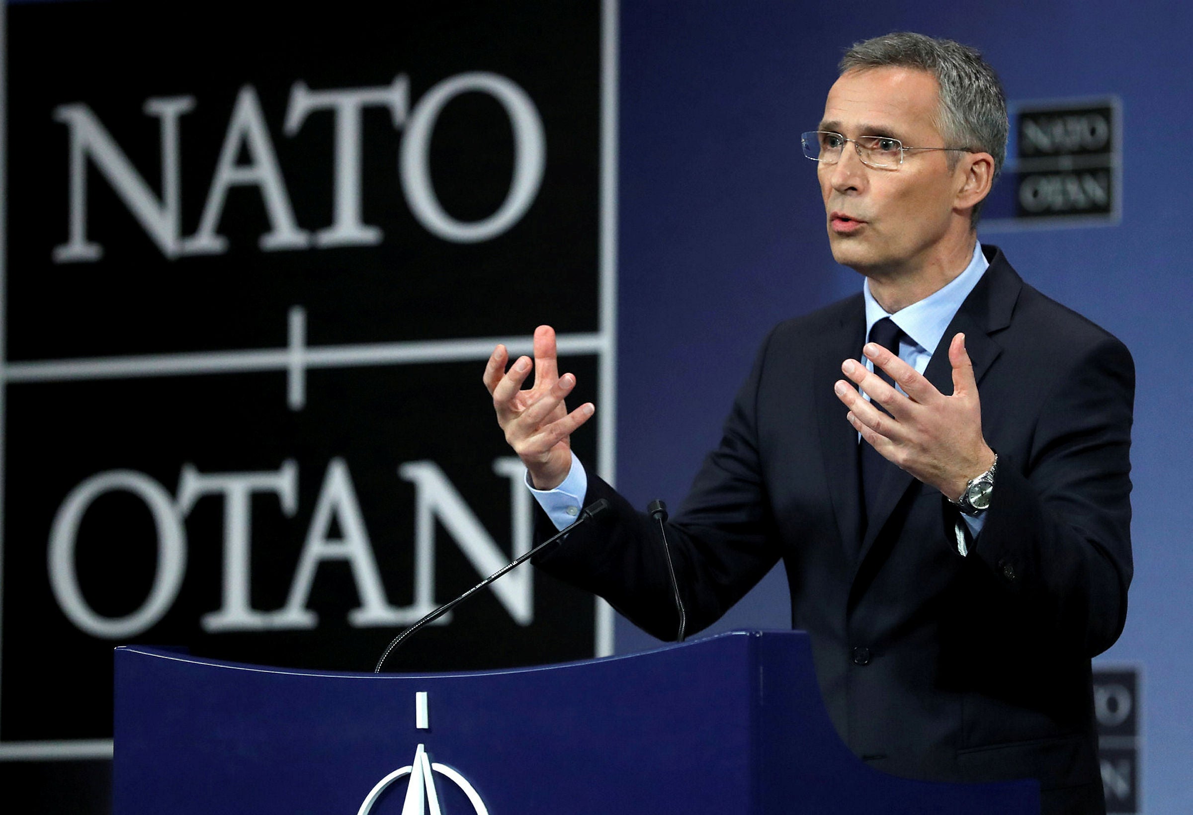 Stoltenberg bringer NATO-nyheter til møte med Trump | DN