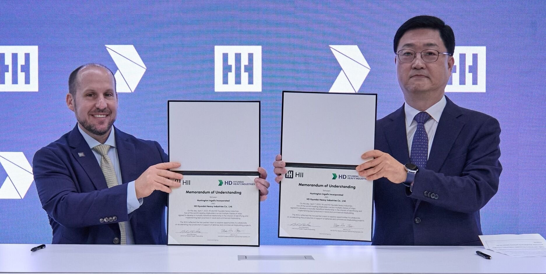 HD Hyundai Heavy Industries teams up with US shipbuilder HII
