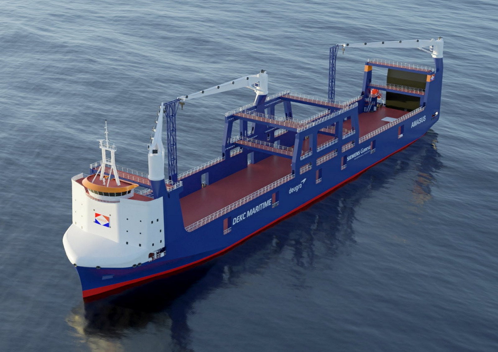 Deugro teams up with Siemens and Amasus to order newbuild brace in China
