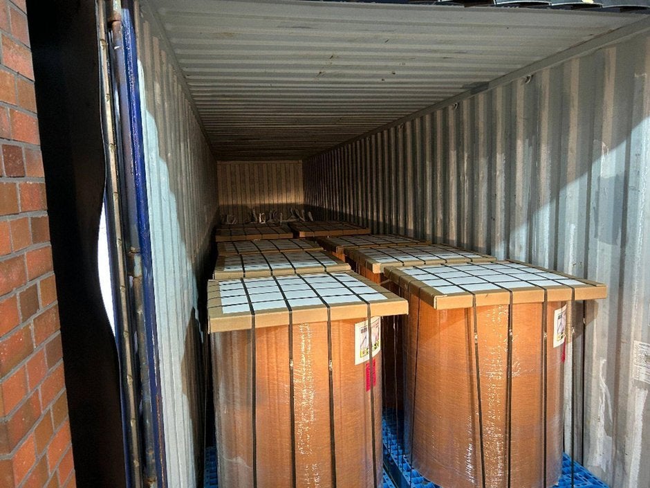 Large heroin haul found in paper rolls at German port
