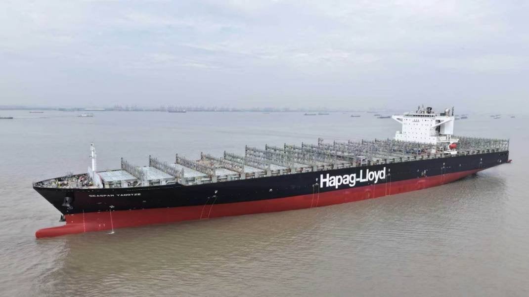 Seaspan and Hapag-Lloyd complete first methanol container ship conversion