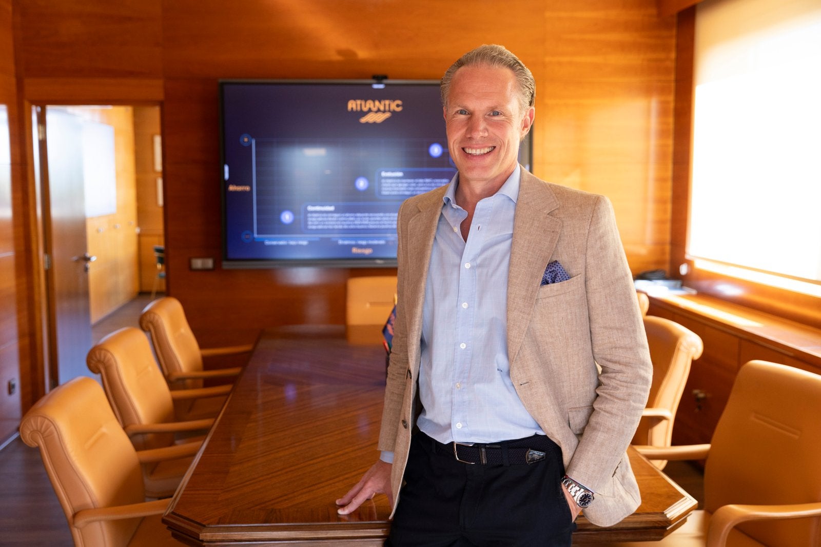 Richard Adler would join Livanos and Pao for wine and sea stories