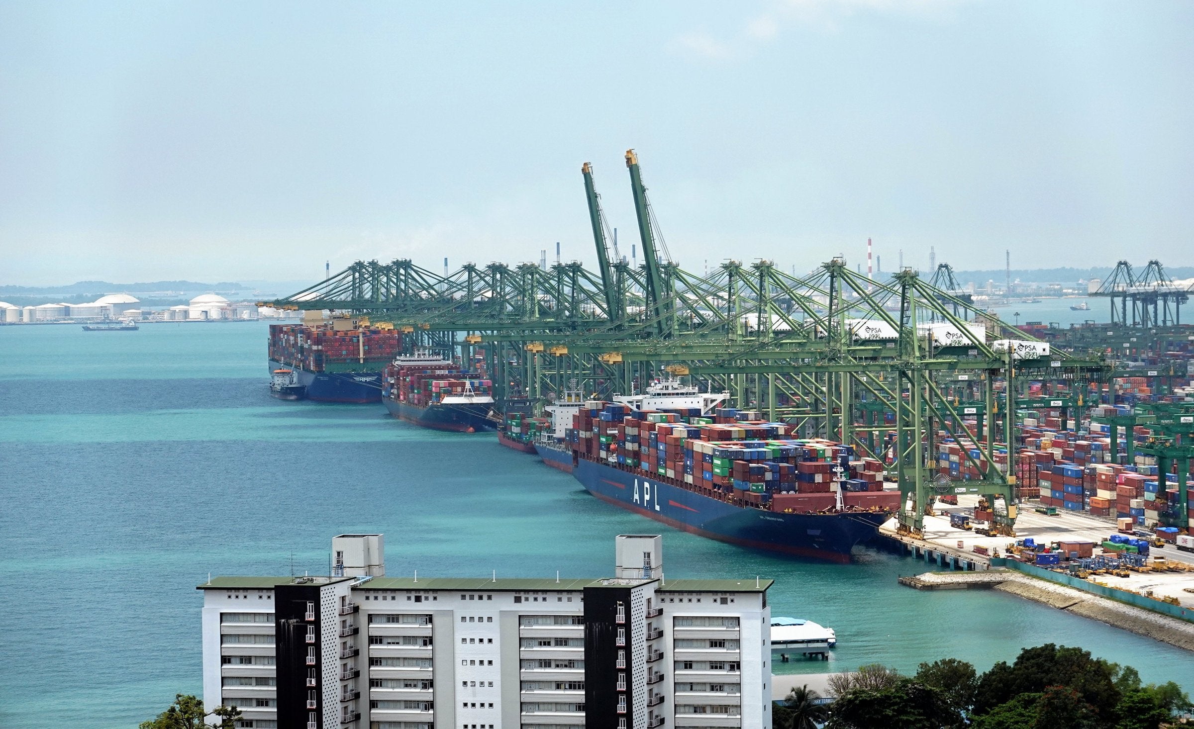 Three dead after supply boat and landing craft collide in Singapore