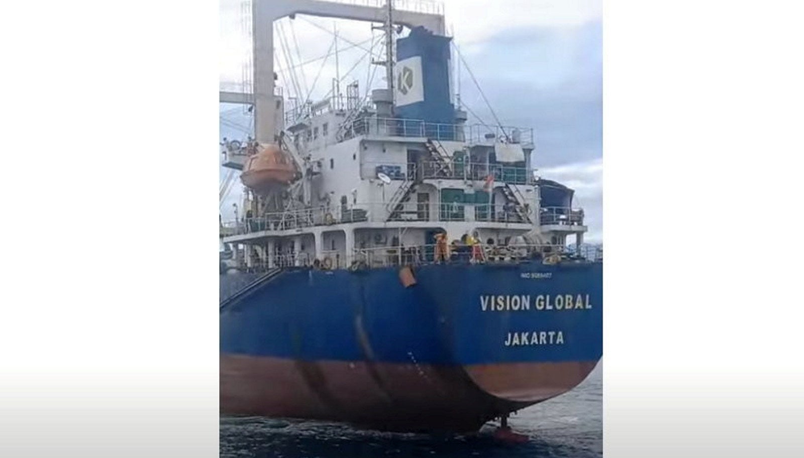 Eight seafarers missing after cargo ship reported lost off Indonesia