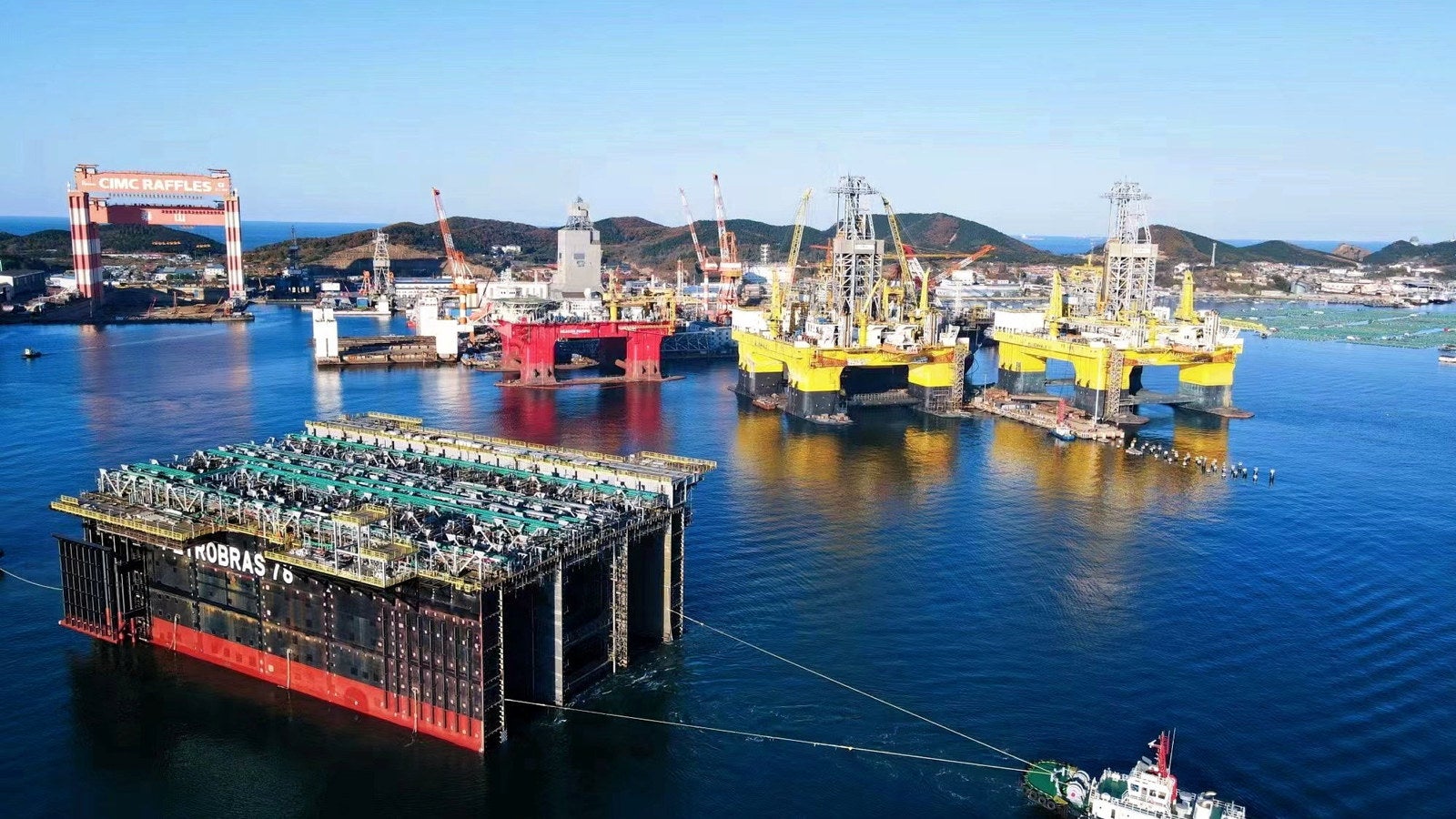 Chinese yard sends Brazil-destined FPSO block to South Korea for ...