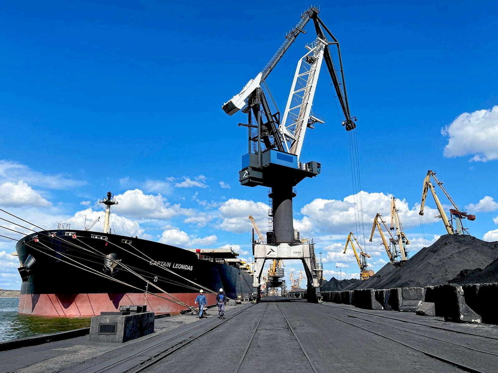 Ukraine trade: Greek bulker becomes largest ship to call in conflict zone
