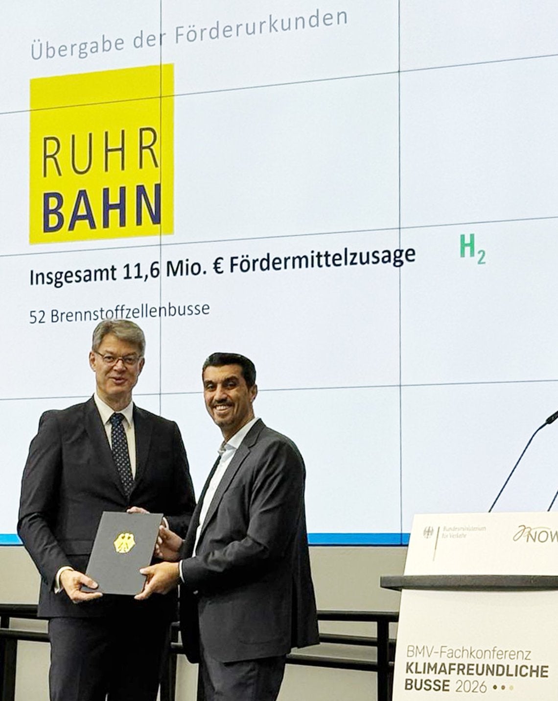 German government signs off on €11.6m grant for 52 hydrogen-powered ...