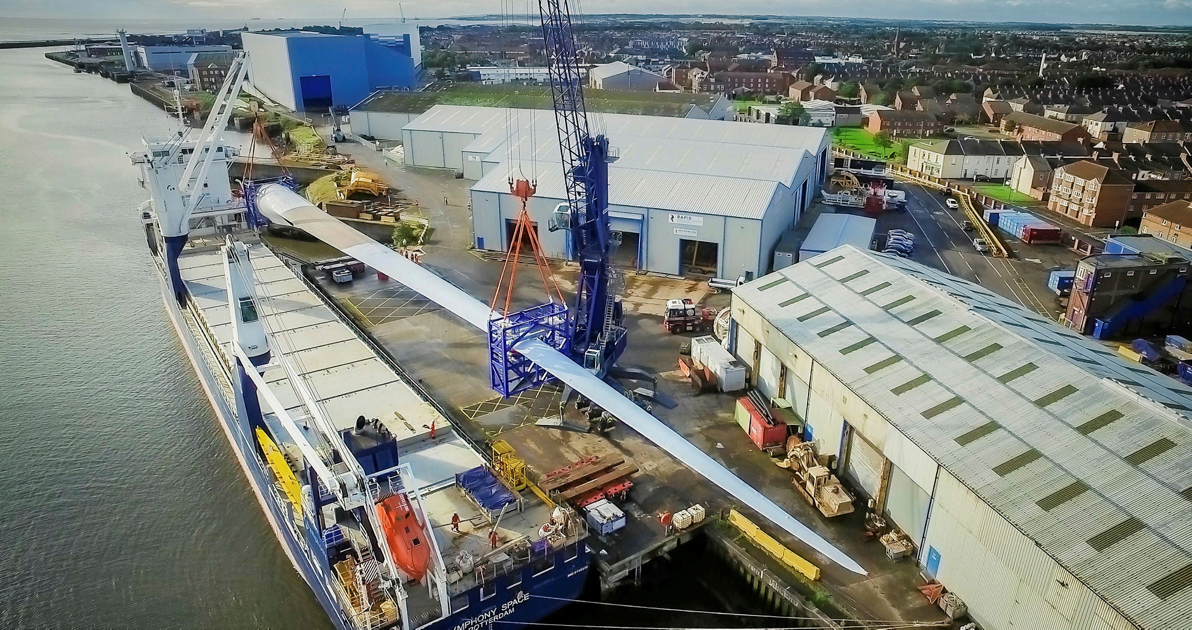 World's longest wind turbine blade arrives for key UK tests | Recharge