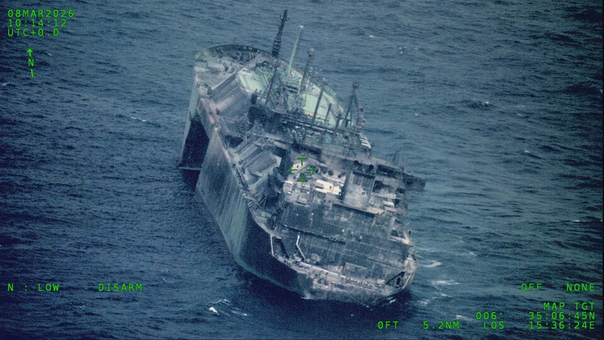 Fire-hit Russian LNG carrier still afloat, says Libya