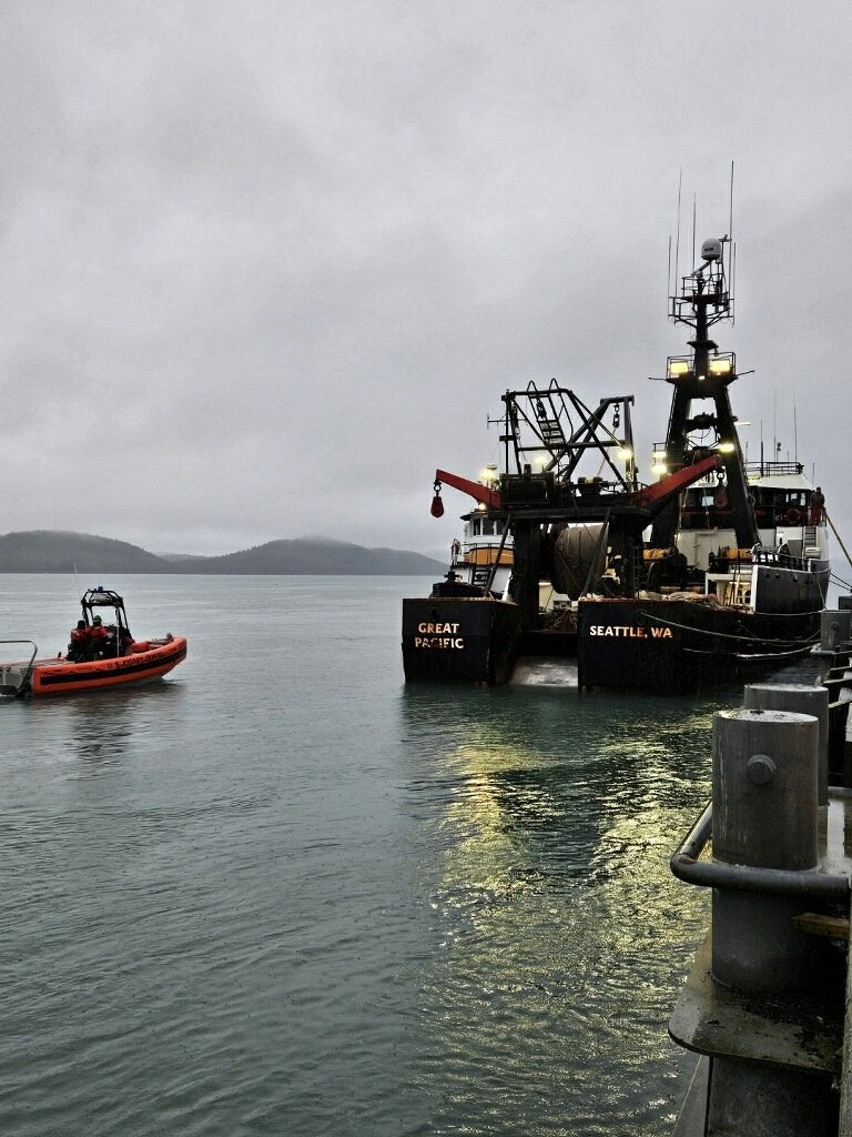 US Coast Guard aids Alaska pollock fishing vessel caught in storm