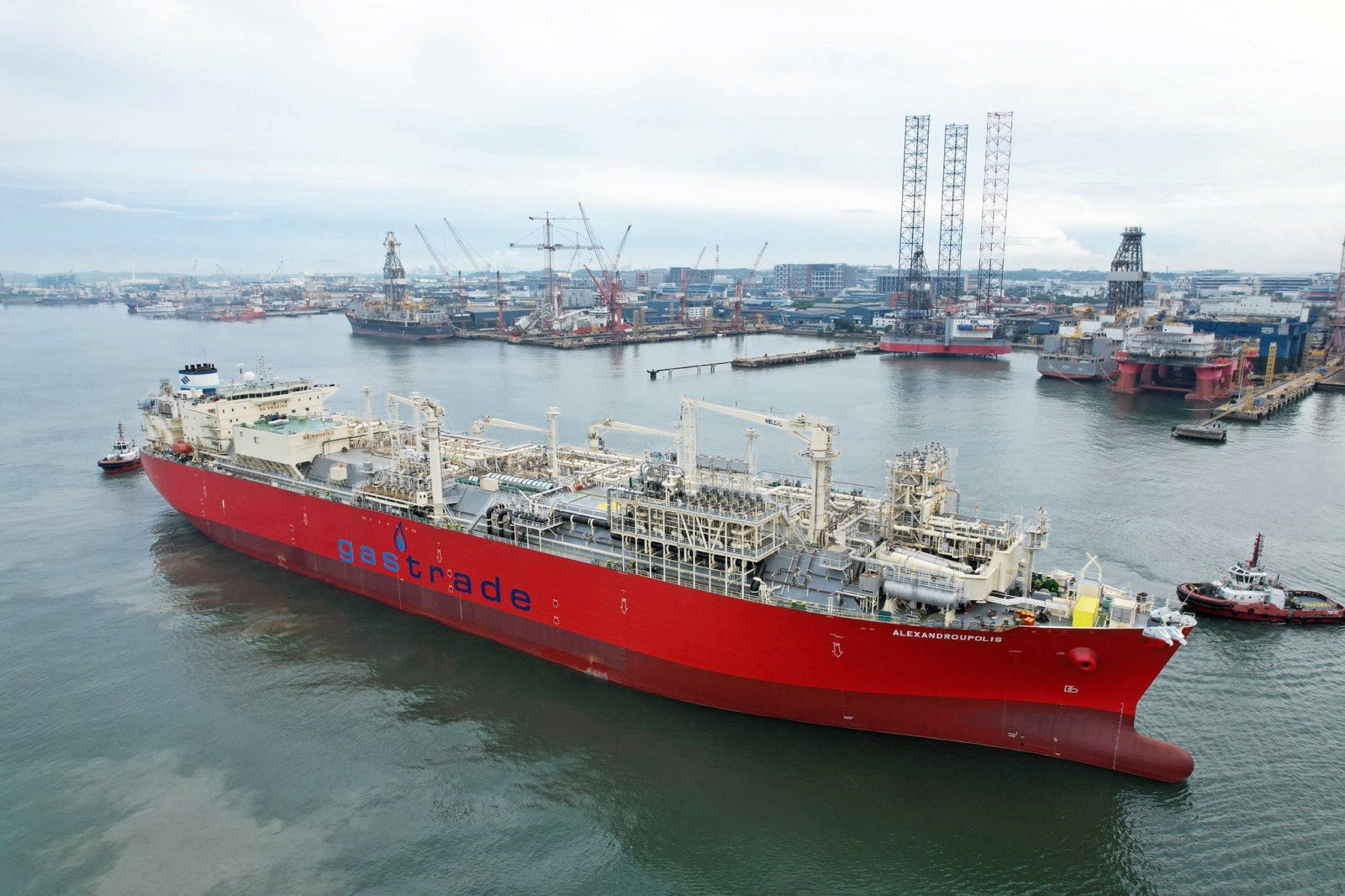 Greece’s first FSRU heads out to site from Singapore