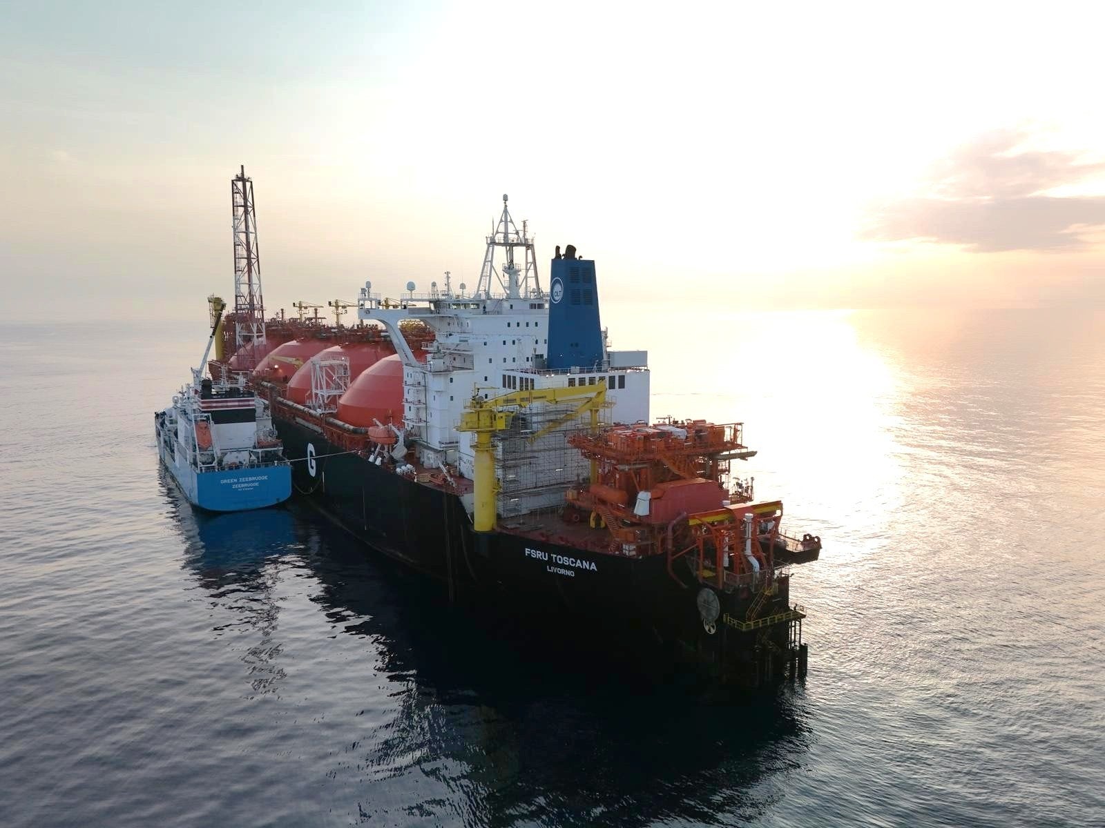 OLT’s Italy FSRU receives first small-scale LNG cargo