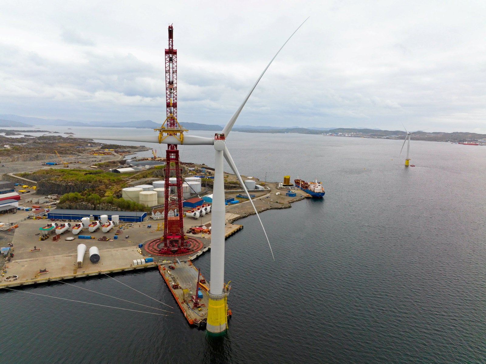 Equinor vil redusere kostnader for flytende havvind ved Wergeland base